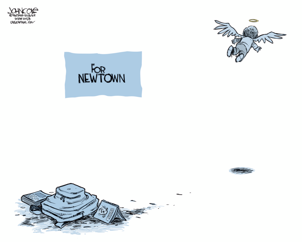 Newtown Shootings Cartoons Newtown Shootings Cartoons